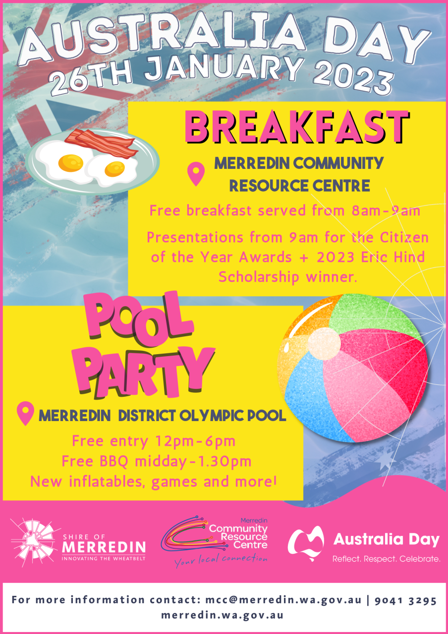 Australia Day Pool Party » Shire of Merredin