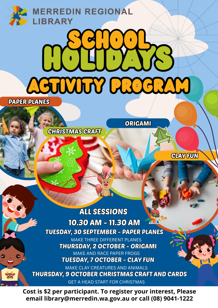 April School Holiday Fun » Shire of Merredin